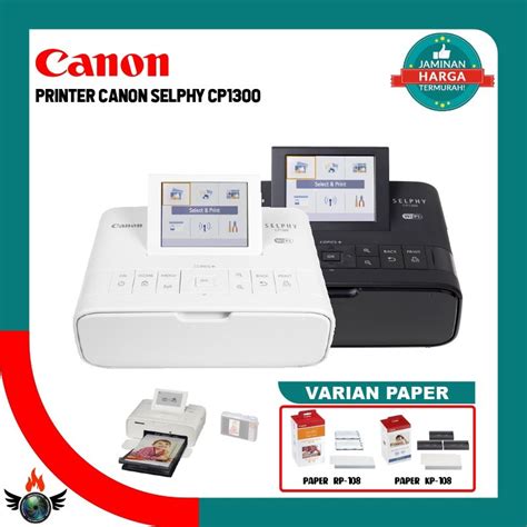 Jual Canon Selphy Cp1300 Cp 1300 Compact Photo Printer White Shopee