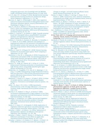 Using Spectral Reflectance To Estimate Leaf PDF