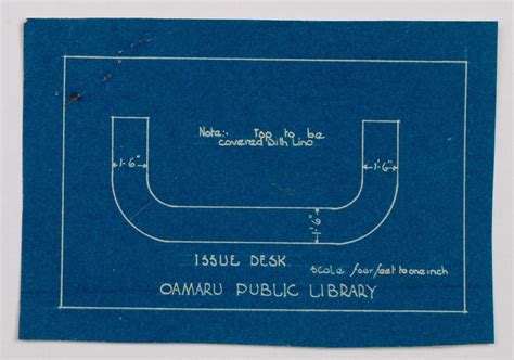 Oamaru Public Library Issue Desk Including Specifications Culture