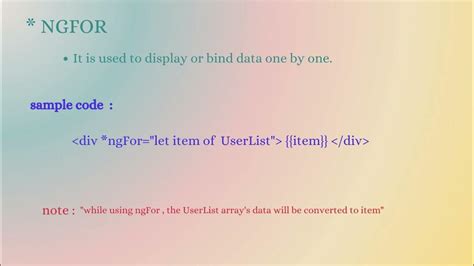 Angular Dirrectives Explaination And How Touse Nglf Ngfor Ng Class Angular Tutorial In