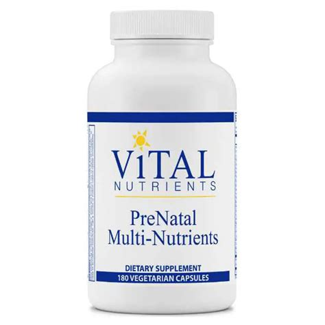 PreNatal Multi-Nutrients 180 caps - Lexington Natural Health Center