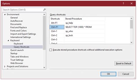 Use Ctrlf1 As A “preview” Button In Ssms