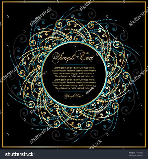Vector Frame Design Stock Vector Royalty Free 47961919