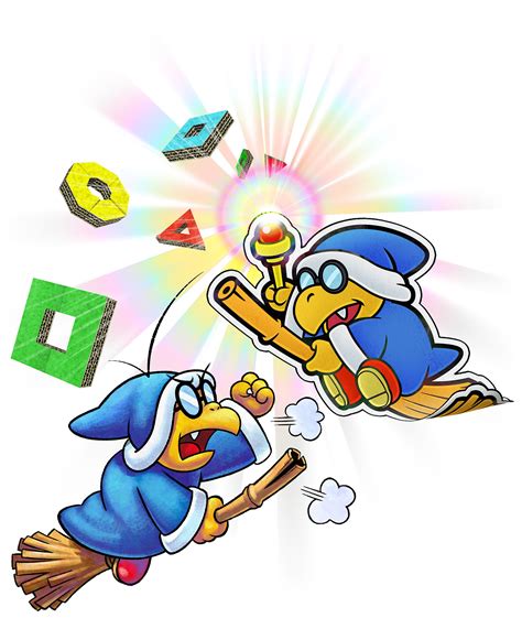 Kamek From Super Mario Bros Game Art