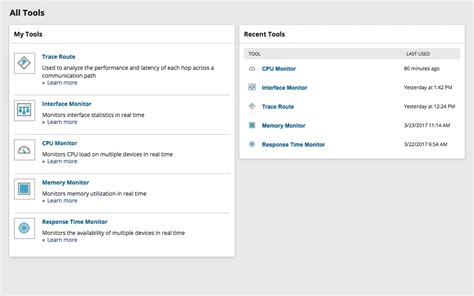 Engineers Toolset Features Solarwinds