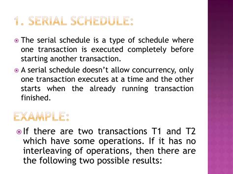 Schedule In Dbms Pdf