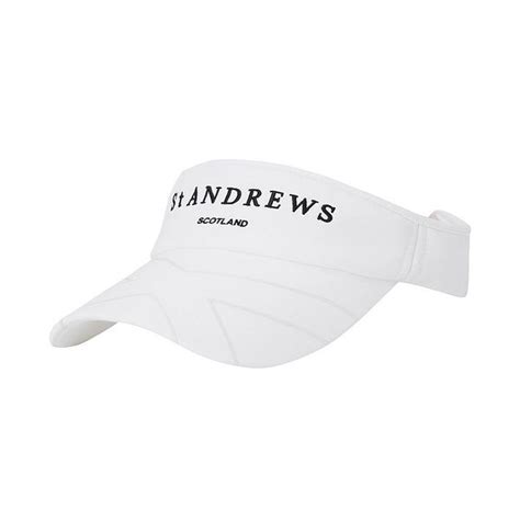 Standrews세인트앤드류스 남성 워딩 로고 베이직 썬바이저 Sivillage 에스아이빌리지