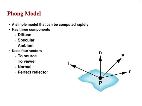 shading to determine the correct shades of color on the surface of