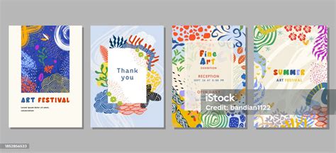 추상적이고 창조적이며 보편적인 예술적 템플릿 세트입니다 포스터 카드 초대장 전단지 표지 배너 플래카드 브로셔 및 기타 크레파스에
