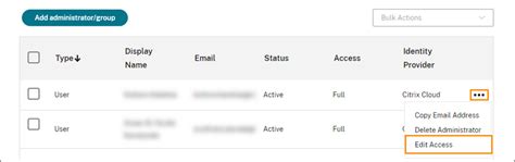 Delegated Administration Citrix Daas