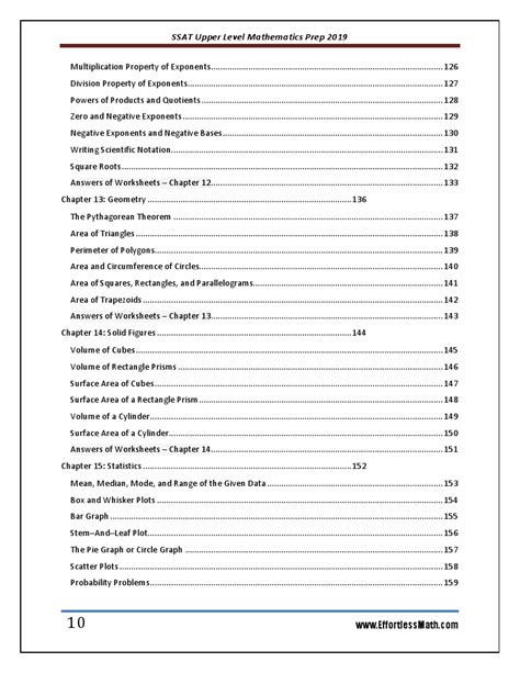 Ssat Upper Level Mathematics Prep 2019 A Comprehensive Review And Ultimate Guide To The Ssat