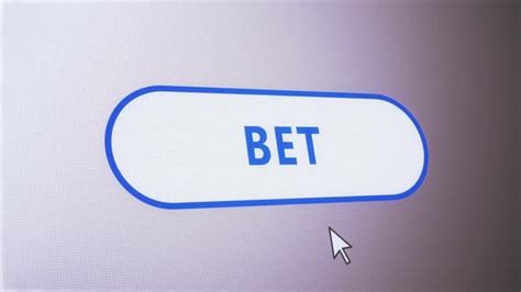 bet button pressed on computer screen by cursor pointer mouse