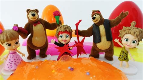 МАША и МЕДВЕДЬ игрушки из Свит Бокс Sweet Box. Маша и Мишка игрушки вся ...