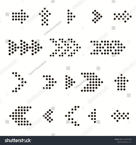 Set Arrow Icon Collection Different Arrows Stock Vector Royalty Free Shutterstock