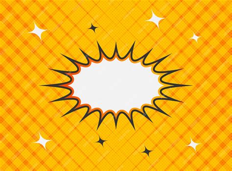 шаблон оформления фона комиксов Премиум вектор