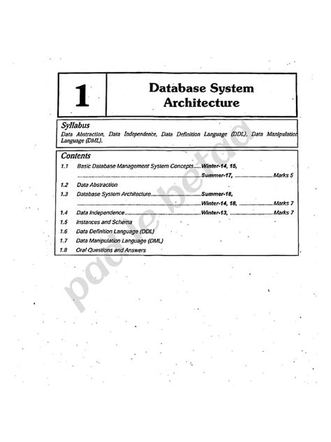 Dbms Notes Cha 1 Pdf