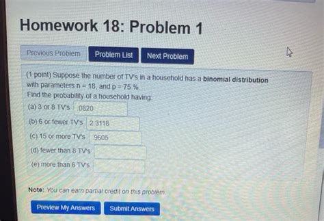 solved homework 18 problem 1 previous problem problem list