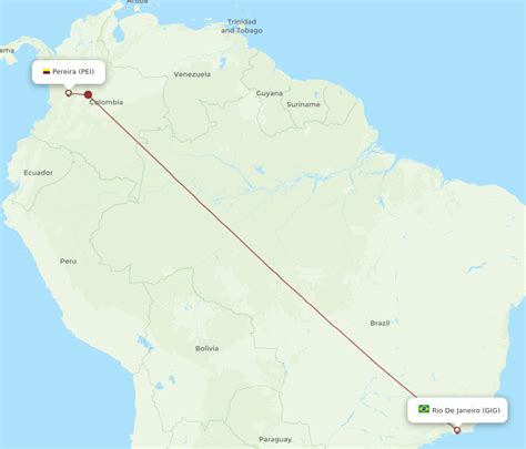 All Flight Routes From Pereira To Rio De Janeiro Pei To Gig Flight
