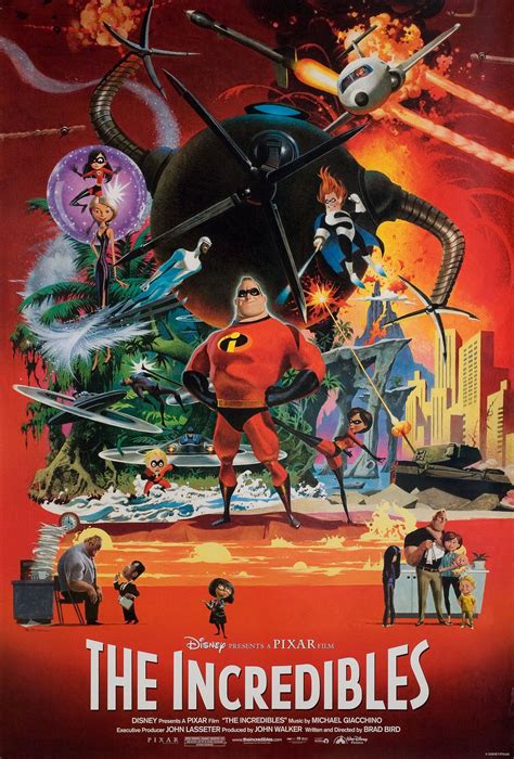 The Incredibles 2004 Poster