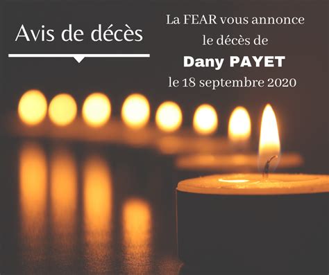Avis de décès Restons Unis