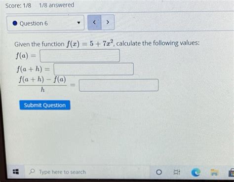 Solved 3 1 Homework 9 Evaluating Functions Score 1 8 1 8