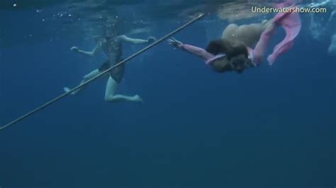 Hot Girls On Tenerife In The Sea