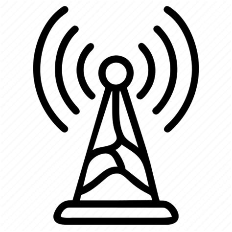 Antenna Space Dish Parabolic Radar Satellite Icon Download On