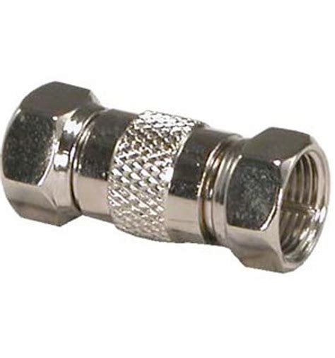 F Type Dual Male Inline Coupler Cables4sure Direct Network LLC