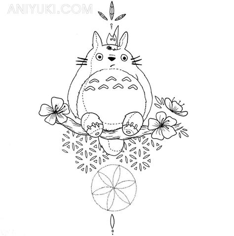 Dibujos De Totoro Para Colorear Aniyuki Anime Portal