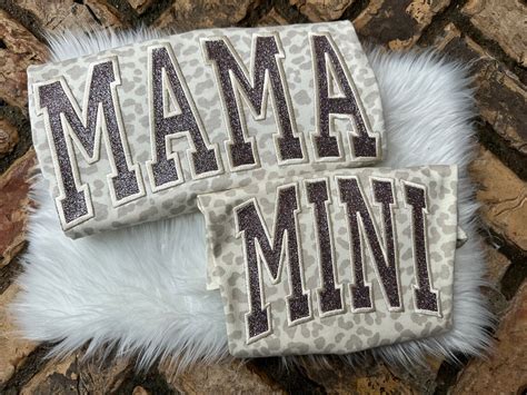 Mama And Mini Tees Leopard Tees Monochromatic Tees Mothers Day Ts