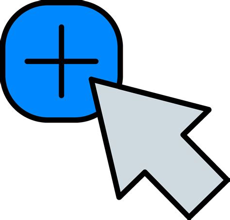 Mouse Cursor Line Filled Icon 43289347 Vector Art At Vecteezy