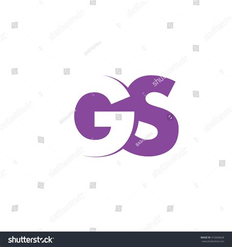 Gs Logo Vector Graphic Branding Letter Stock Vector (Royalty Free ...