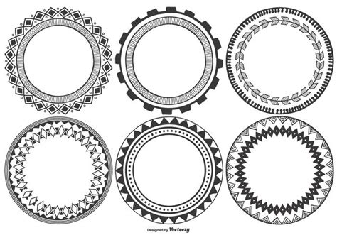 Cute Hand Drawn Boho Style Frames 125965 Vector Art At Vecteezy