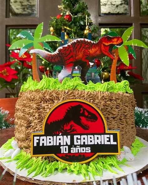 Pastel De Jurassic Park Dino Party Dino Cake 10 Things