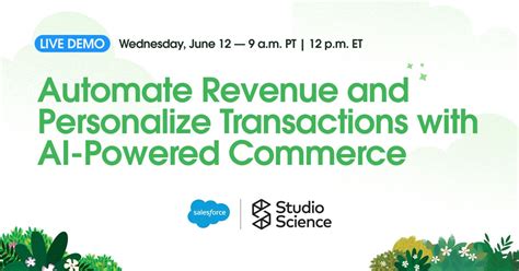 Salesforce Commerce Cloud On Linkedin Dont Miss Our Live Virtual Demo
