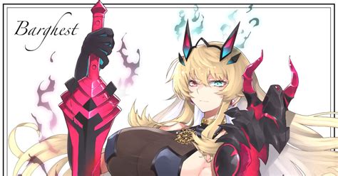 Fategrand Order Fategrand Order Barghest Fate 夜会ドレスのバーゲスト Pixiv