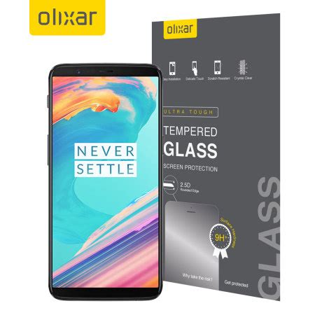 Protection décran en Verre Trempé OnePlus 5T Olixar