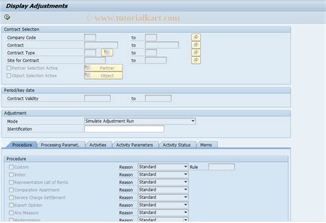 Reajsh Sap Tcode Display Adjustments