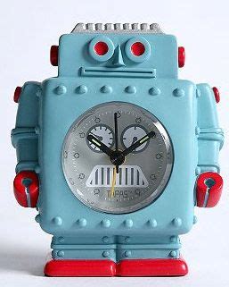 Robot Alarm Clock Hipster Chic Clock Alarm Clock Robot Room