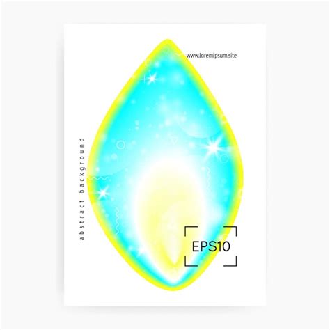 Premium Vector Fluid Shape With Dynamic Elements