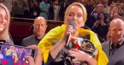 Adele Cantó Envuelta En La Bandera De Colombia Infobae