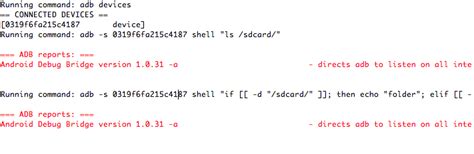 Android Java Adb Shell Returns Nothing Stack Overflow
