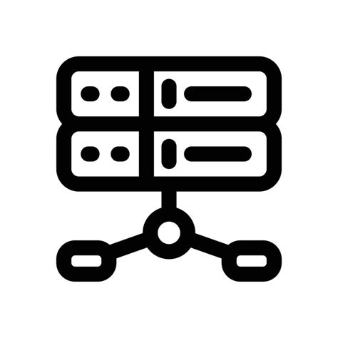 Hosting Line Icon Clean And Minimalist Icon For Websites Mobile Apps Presentations And Logos
