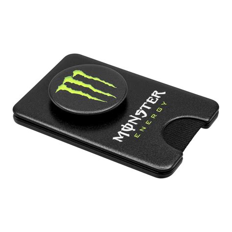 Monster Energy Pop Socket Wallet Phone Grip