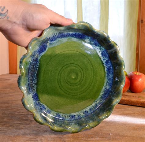 Pie Baker Ceramic Pie Plate Baking Pan Casserole Dish
