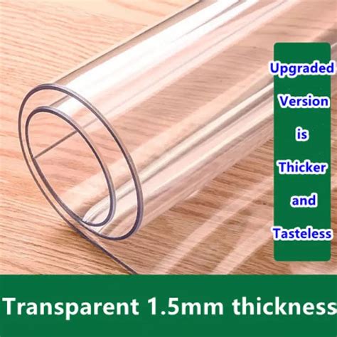 1 5mm Clear Plastic Cover Sheet Heavy Duty Pvc Roll Width 48 Lazada Ph