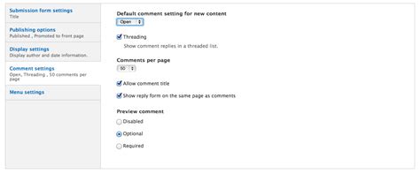 7 placing the comment form on a separate page drupal answers