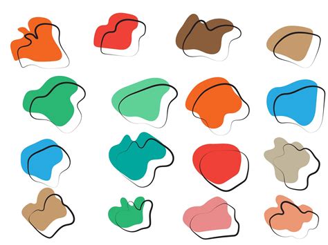 Organic Blob Collection Illustration Par Manolache44 · Creative Fabrica