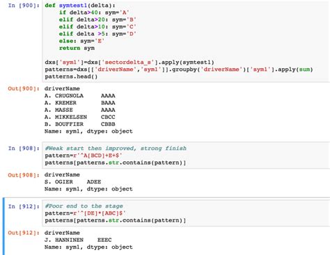 detecting features in data using symbolic coding and regular expression