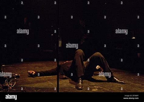 Us Actor Randy Quaid Lies On The Stage After Performing A Song He
